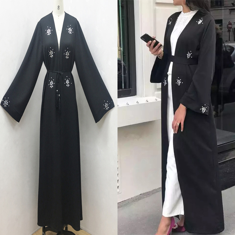 Dubai Caftan Kimono Jalabiya 2022 Burka Muslim Arab Abaya Kaftan ...