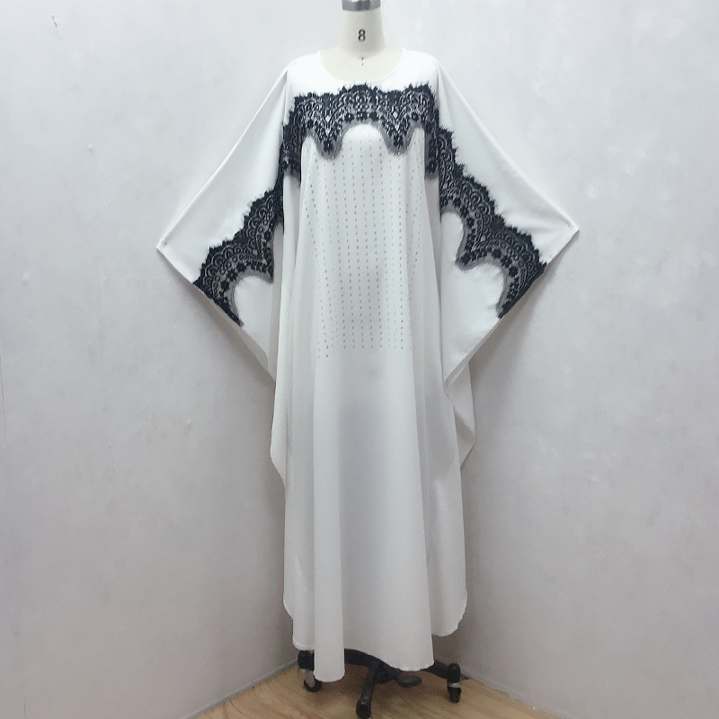 Bat Sleeve 2022 Muslim Jalabiya Turkish Modest Burka Kaftan Thobe Abaya ...